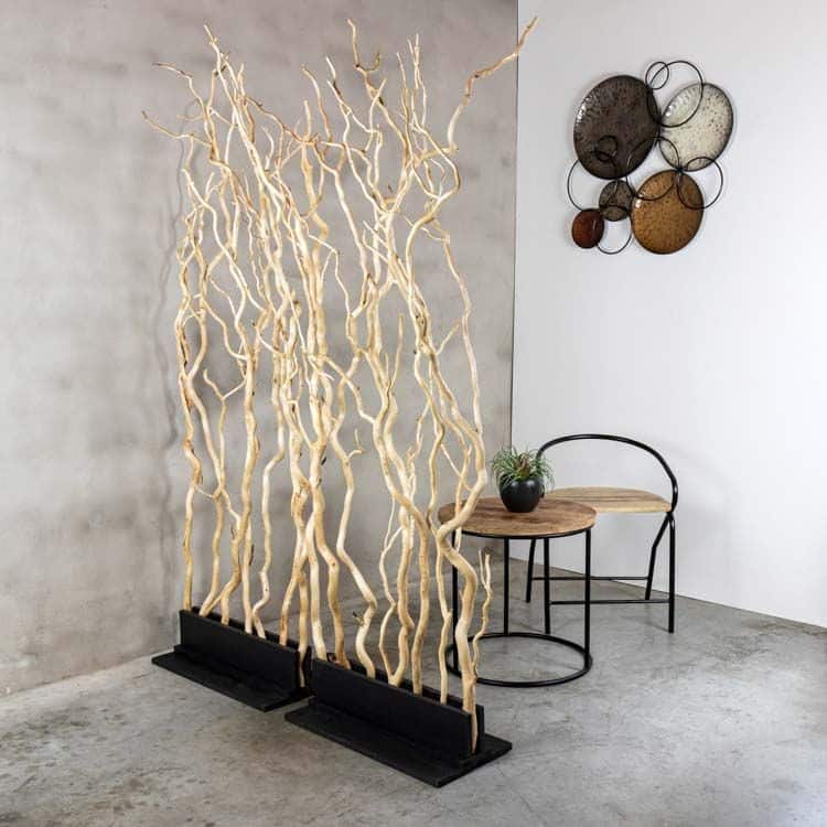 Wie Sie selbst einen DIY Raumteiler gestalten können | Zweigedeko